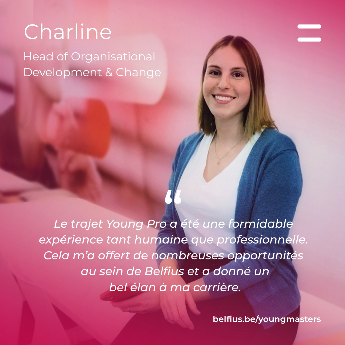 Jeune Master? Venez déployer votre talent chez Belfius en tant que Young Pro! - Belfius