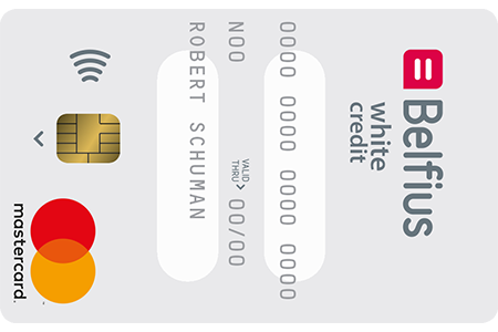Compte courant avec MasterCard White à 2 euro - Belfius